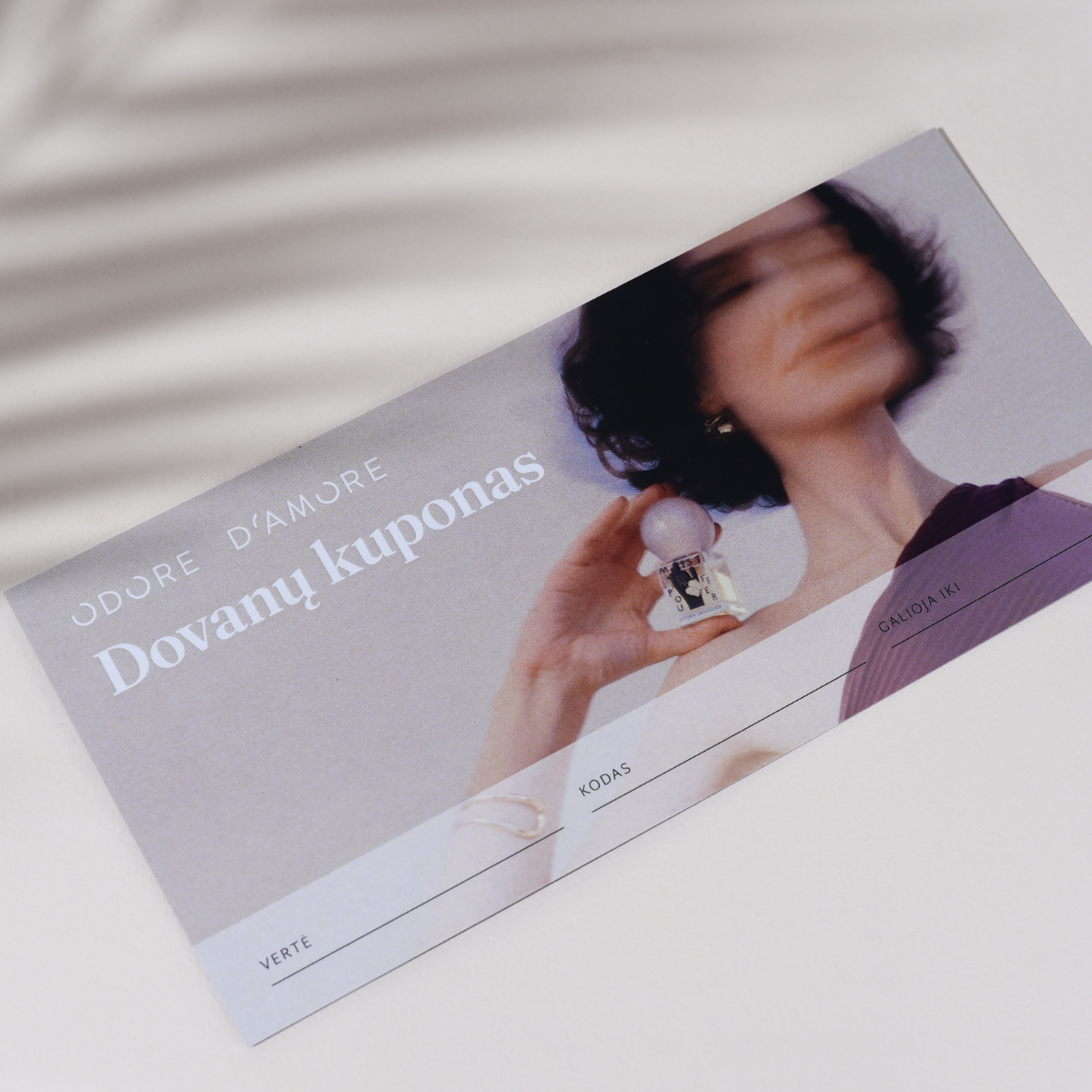 Elektroninis dovanų kuponas – ODORE D'AMORE